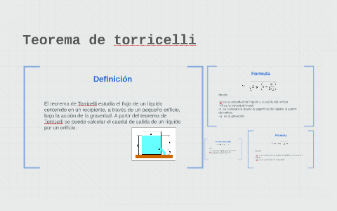 Teorema de torricelli by andres restrepo on Prezi