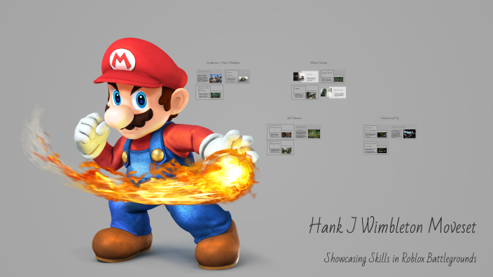 Hank J wimbleton roblox battlegrounds game moveset by Jeremiah York on ...