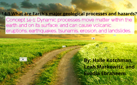 14-1 What are Earth's major geological processes and hazards by Leah ...