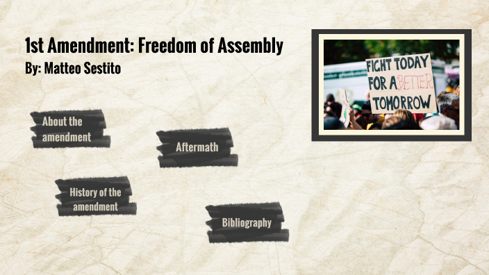 1st Amendment: Freedom of Assembly by Matteo Sestito** on Prezi