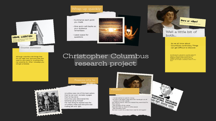Columbus research project by Issac Lange on Prezi