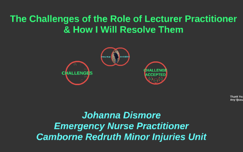 What are the challenges of the role of lecturer practitioner by Lydia ...
