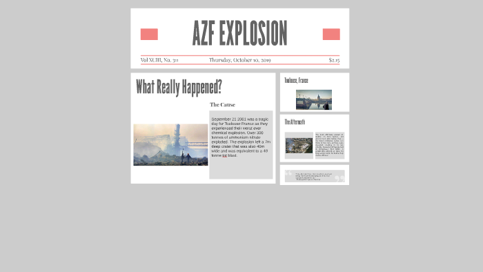 AZF EXPLOSION by A H on Prezi