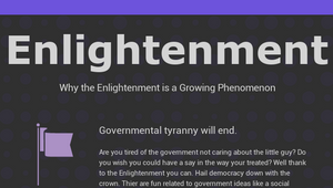 Enlightenment infographic by Nicholas Raden on Prezi Design