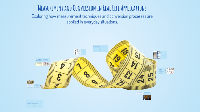 Measurement and Conversion in Real Life Applications by Rhodora ...