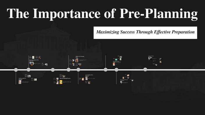 The Importance of Pre-Planning by Joe Sansonetti on Prezi