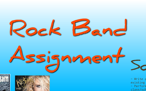 Rock Band Assignment by Crysal Lake on Prezi