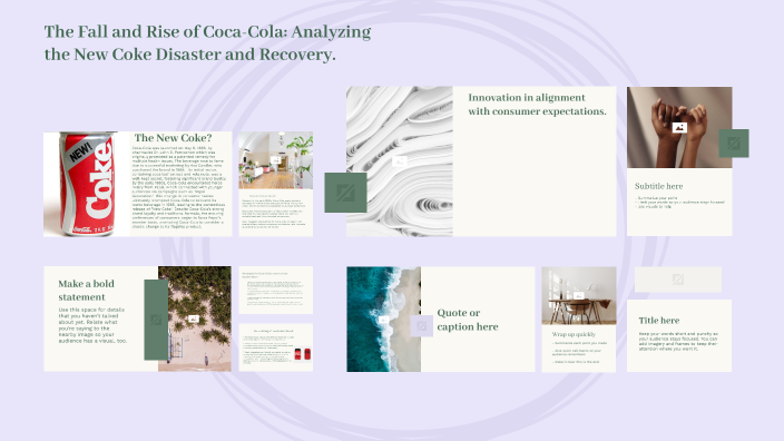 The Fall and Rise of Coca-Cola: Analyzing the New Coke Disaster and ...