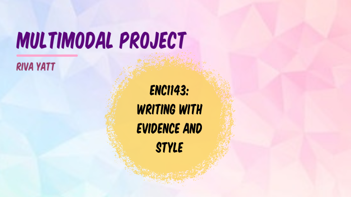Multimodal Project by Riva Yatt on Prezi
