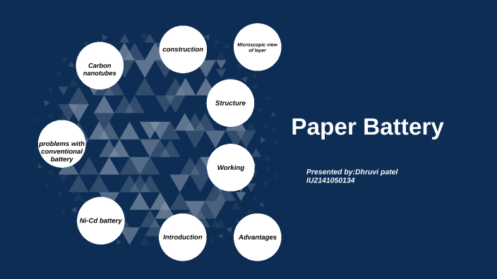Paper battery by Dhruvi patel on Prezi