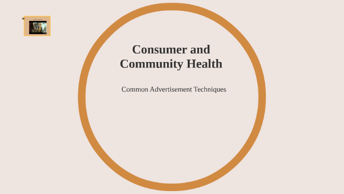 Consumer and Community Health by Mark Jordan on Prezi