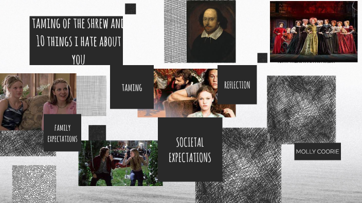 Comparing taming of the shrew and 10 things I hate about you by Molly ...