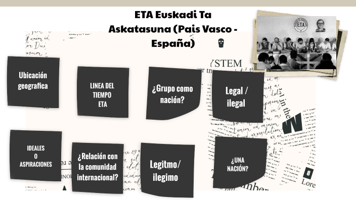 ETA Euskadi Ta Askatasuna (Pais Vasco - España) by Karol Suarez on Prezi