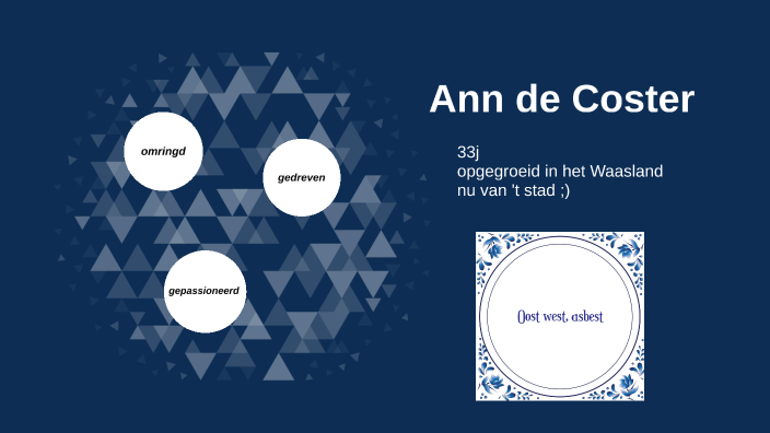 Ann de Coster by Ann de Coster on Prezi