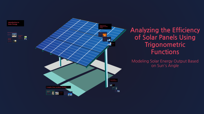 Analyzing the Efficiency of Solar Panels Using Trigonometric Functions ...