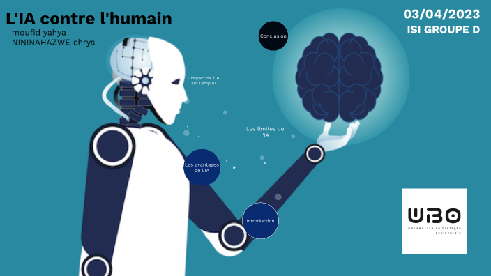 L'intelligence artificielle peut-elle remplacer l'humain ? by Yahya MOUFID on Prezi