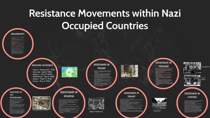 Resistance Movements Within Nazi Occupied Countries by Kate Bircher on ...