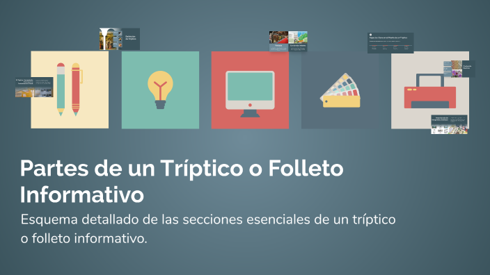 Partes de un Tríptico o Folleto Informativo by Jesús Enrique Sánchez ...