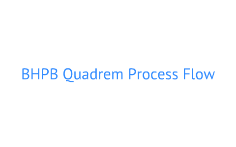 Quadrem Process Flow by Shankul Saxena