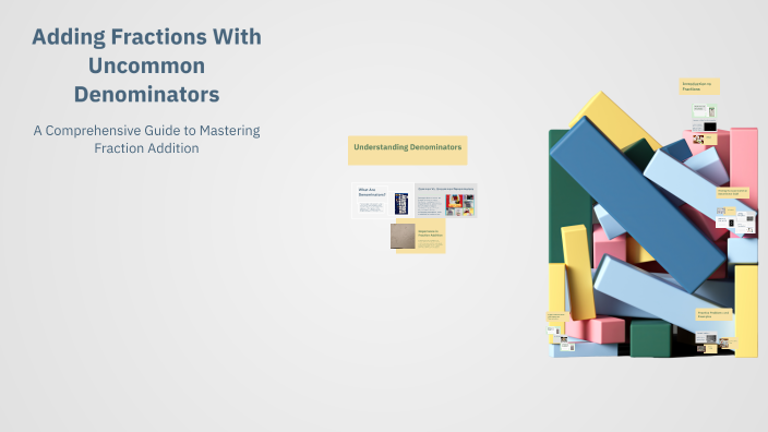 Adding Fractions With Uncommon Denominators by Amanda Montalbo on Prezi