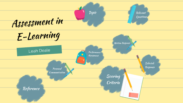 Assessment in E-Learning by Leah Deale on Prezi
