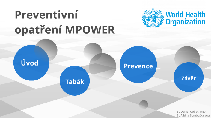 WHO-MPOWER by Albína Bombuškarova