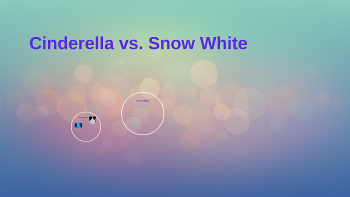 Cinderella Vs Snow White By Julie Costigan