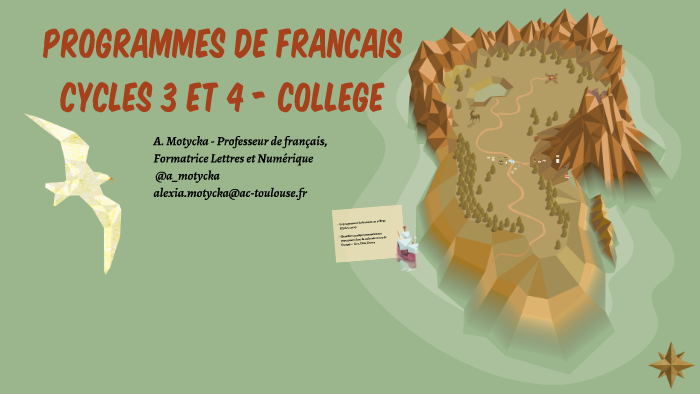 Programmes de français au collège by A M on Prezi