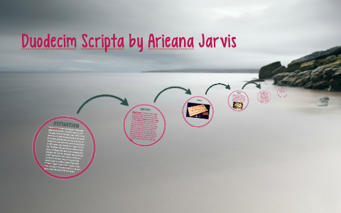 Duodecim Scripta by Arieana Jarvis by Arieana Jarvis