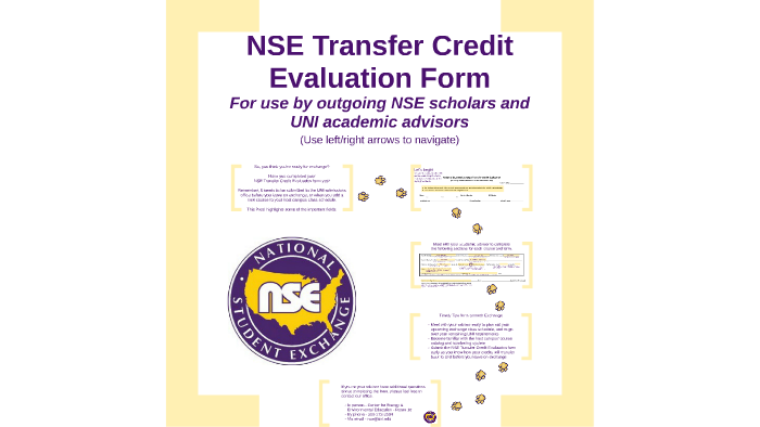 NSE Transfer Credit Evaluation Form by Justin Szabo on Prezi