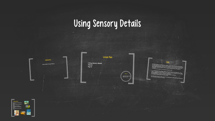 Using Sensory Details by