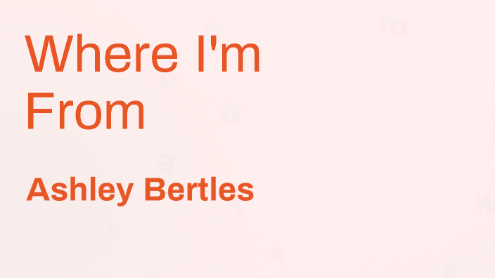 Exploring Identity Through Poetry by Ashley Bertles on Prezi