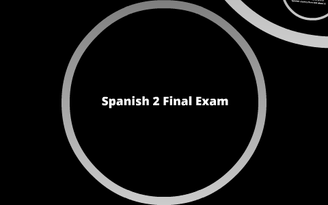 Spanish 2 Final Exam by kierra fitzgerald on Prezi