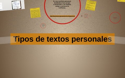 Hay diferentes tipos de textos personales: by Nayely Cordova on Prezi