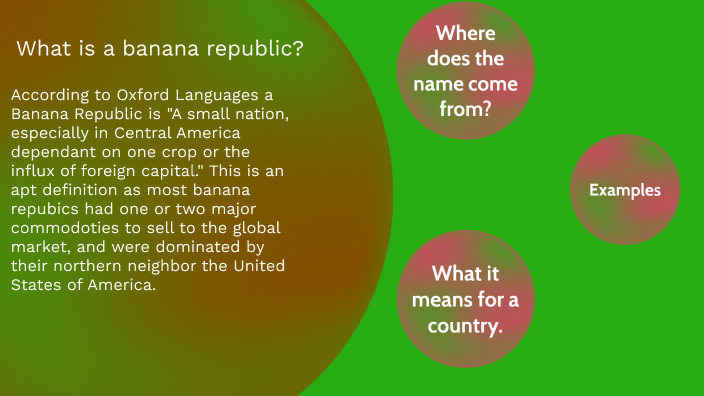Banana republics by Joseph James on Prezi