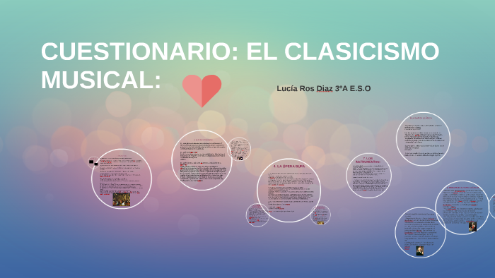 EL CLASICISMO MUSICAL: by Lucía Ros on Prezi
