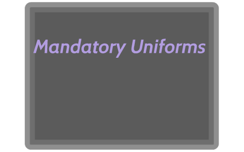 Mandatory Uniforms by Ilay Baran on Prezi