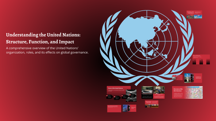 Understanding the United Nations: Structure, Function, and Impact by ...