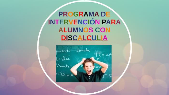 Programa De IntervenciÓn Para Alumnos Con Discalculia By Rosa Ramis On