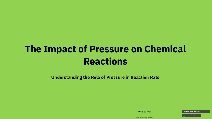 How pressure affects rate of reaction by micahel danielek on Prezi