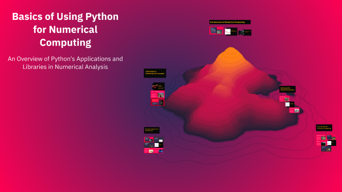 Basics Of Using Python For Numerical Computing By Billu K On Prezi 
