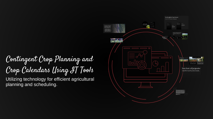 Contingent Crop Planning and Crop Calendars Using IT Tools by KONDAA ...