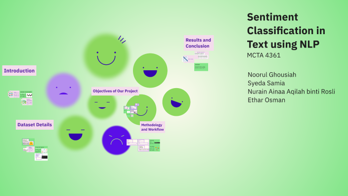Sentiment Classification in Text using NLP by Ethar Abdalla on Prezi