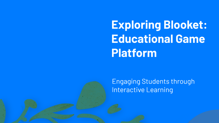 Exploring Blooket: Educational Game Platform by J nurhawani on Prezi