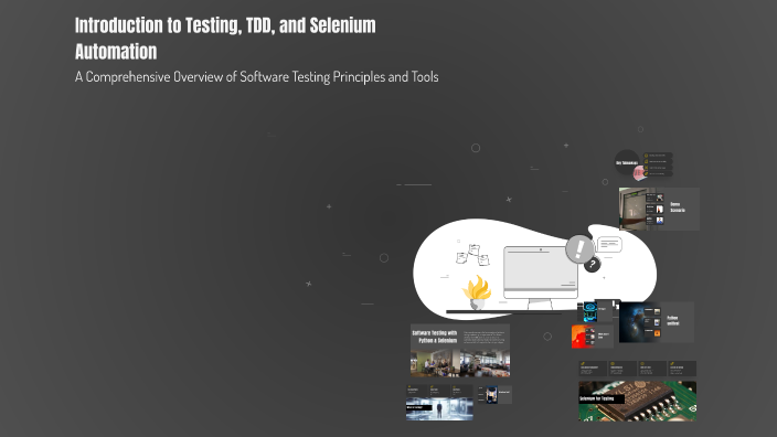 Introduction to Testing, TDD, and Selenium Automation by aashish kant ...