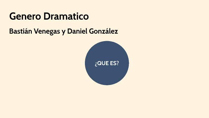 Genero dramático by DANIEL EDUARDO GONZALEZ GONZÁLEZ on Prezi