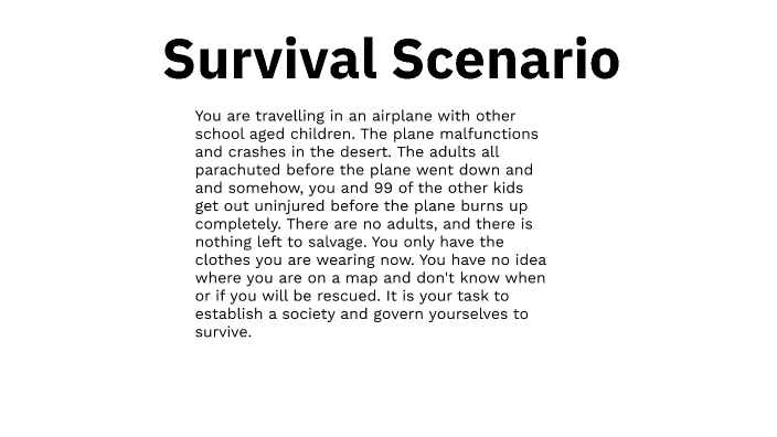 Desert Survival Scenario by Jenny Simpson on Prezi
