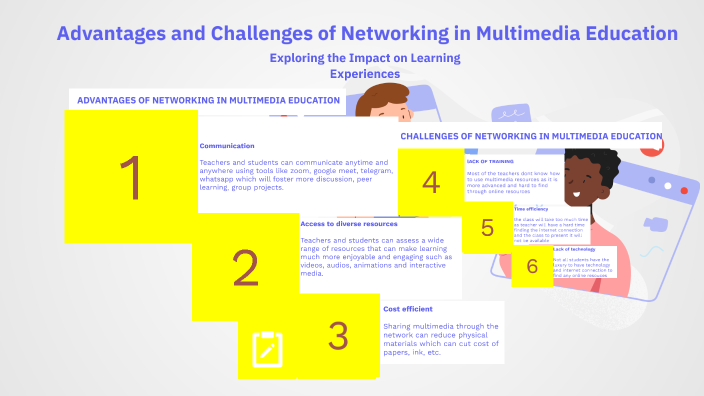 Advantages and Challenges of Networking in Multimedia Education by ...
