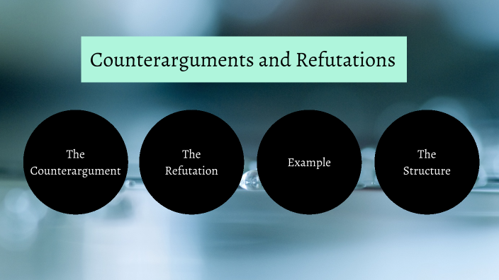 Counterarguments and Refutations by Shelagh Johnson on Prezi
