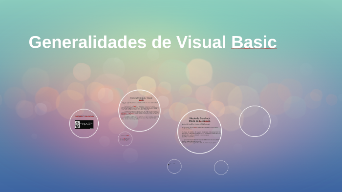 Generalidades de Visual Basic by Renny Palacios on Prezi